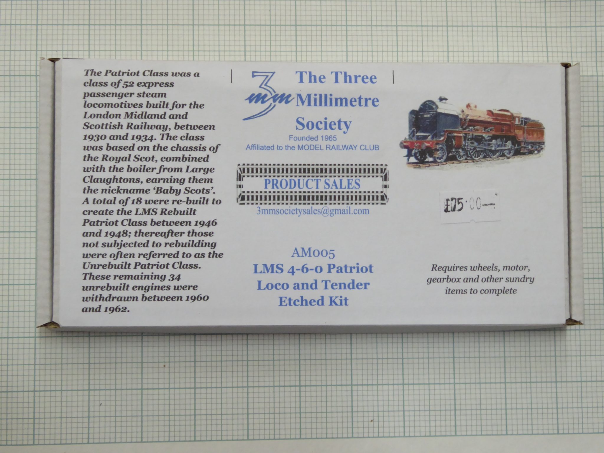 Locomotives & Tenders - 3mm Society